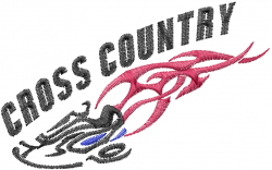 Cross Country Running Embroidery Design | AnnTheGran.com