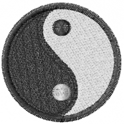 Ying Yang Embroidery Design | AnnTheGran.com