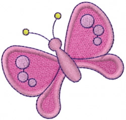 Spring Butterfly Embroidery Design | AnnTheGran.com
