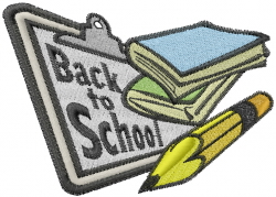 Back To School Embroidery Design | AnnTheGran.com