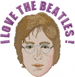 John Lennon Beatles Embroidery Design | AnnTheGran.com