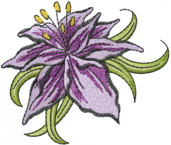 Single Flower Embroidery Design | AnnTheGran.com