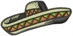 A Sombrero Embroidery Design | AnnTheGran.com