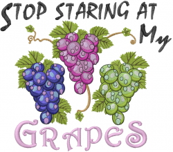 Stop Staring Embroidery Design | AnnTheGran.com