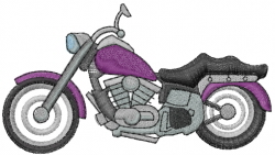 Motorcycle Embroidery Design | AnnTheGran.com