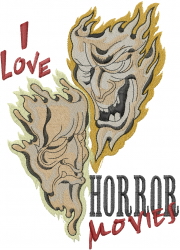 Horror Movies Embroidery Design | AnnTheGran.com