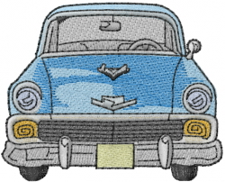Classic Car Embroidery Design | AnnTheGran.com