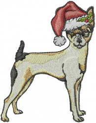 Toy Fox Terrier Embroidery Design | AnnTheGran.com