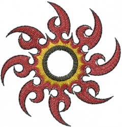 Ninja Star Embroidery Design | AnnTheGran.com