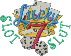 Slot Slut Embroidery Design | AnnTheGran.com