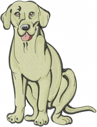 Labrador Retriever Embroidery Design | AnnTheGran.com