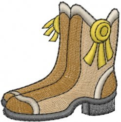 Cowboy Boots Embroidery Design | AnnTheGran