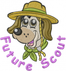 Future Scout Embroidery Design | AnnTheGran.com