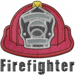 Firefighter Embroidery Design | AnnTheGran.com