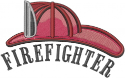 Firefighter Embroidery Design | AnnTheGran.com