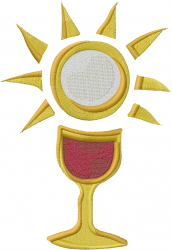 Communion Chalice Embroidery Design | AnnTheGran.com