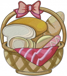 Bread Basket Embroidery Design | AnnTheGran.com
