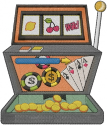 Slot Machine Embroidery Design | AnnTheGran.com