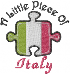 Piece Of Italy Embroidery Design | AnnTheGran.com