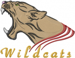 Wildcats Embroidery Design | AnnTheGran.com