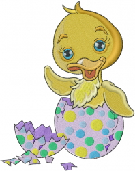 Baby Duck Embroidery Design | AnnTheGran.com