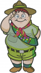 Boy Scout Embroidery Design | AnnTheGran.com