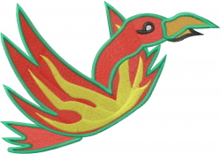 Firebird Embroidery Design | AnnTheGran.com