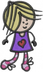 Stick Sister Embroidery Design | AnnTheGran.com