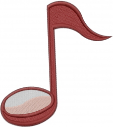 Musical Note Embroidery Design | AnnTheGran.com