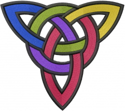Celtic Gay Symbol Embroidery Design | AnnTheGran.com