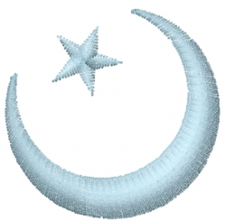 Crescent Moon Embroidery Design | AnnTheGran.com