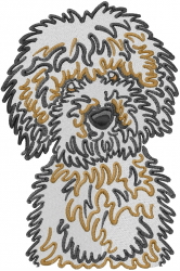 Labradoodle Embroidery Design | AnnTheGran.com