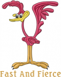 Roadrunner Embroidery Design | AnnTheGran.com