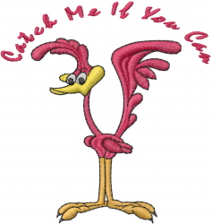 Roadrunner Embroidery Design | AnnTheGran.com