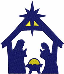 Nativity Embroidery Design | AnnTheGran.com