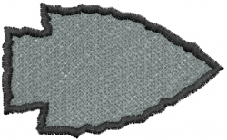 Filled Arrowhead Embroidery Design | AnnTheGran.com
