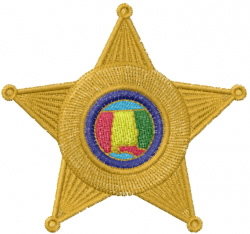 ALABAMA BADGE Embroidery Design | AnnTheGran.com