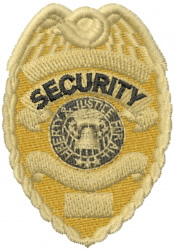 SECURITY BADGE Embroidery Design | AnnTheGran.com