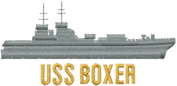USS BOXER Embroidery Design | AnnTheGran.com