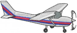 CESSNA AIRPLANE Embroidery Design | AnnTheGran.com