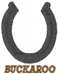 Buckaroo Horseshoe Embroidery Design | AnnTheGran.com