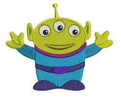 Alien Embroidery Design | AnnTheGran.com
