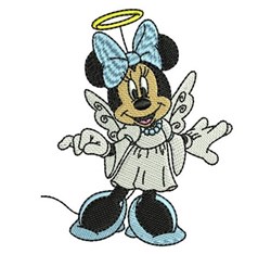 Minnie Mouse Angel Embroidery Design | AnnTheGran.com