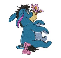 Eeyore & Butterfly Embroidery Design | AnnTheGran.com