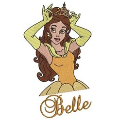 Princess Belle Embroidery Design | AnnTheGran.com