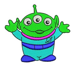 Toy Story Alien Embroidery Design | AnnTheGran.com