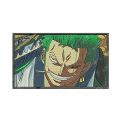 zoro rectangle Embroidery Design | AnnTheGran.com