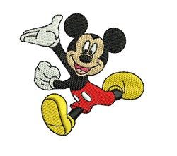 Mickey Mouse Jumping Embroidery Design | AnnTheGran.com