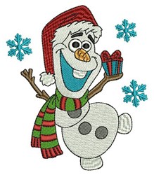 Olaf Christmas Embroidery Design | AnnTheGran.com