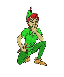 Peter Pan Embroidery Design | AnnTheGran.com